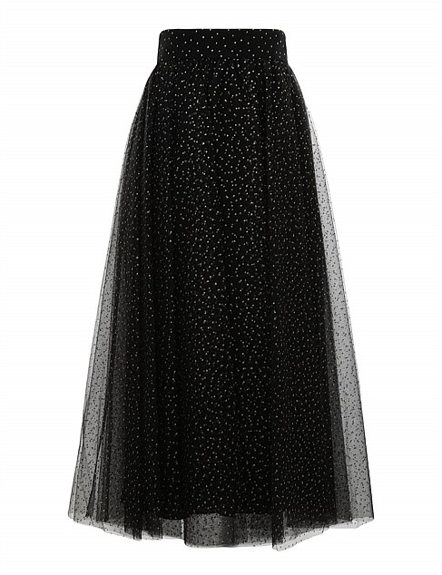Zimmermann Tulle Midi Skirt | David Jones