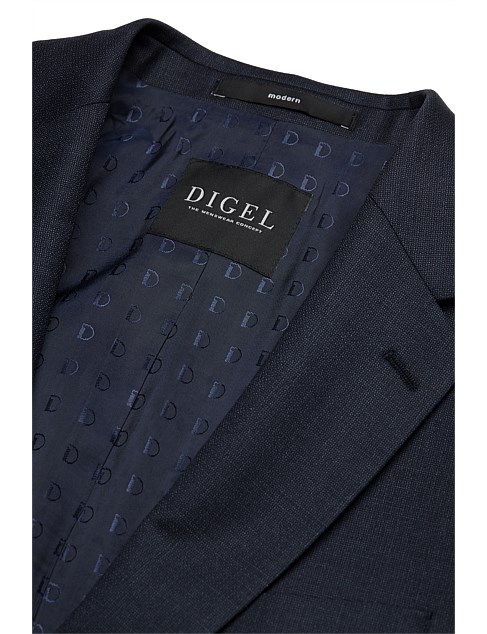 Digel Two Button Single Breasted Twill Suit Jacket | David Jones