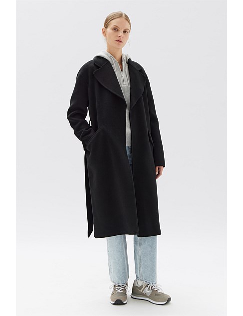 Assembly Label Sadie Single Breasted Wool Coat | David Jones