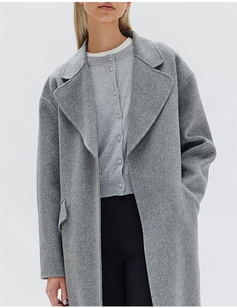 Assembly Label Sadie Single Breasted Wool Coat | David Jones