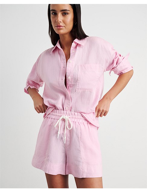 Jag Gigi Linen Pull On Short | David Jones