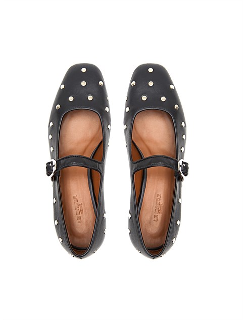 Le Monde Beryl Classic Studded Leather Mary Jane | David Jones
