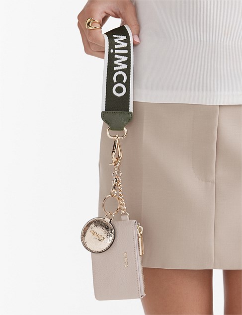 Mimco Stripe Webbing Wrist Strap | David Jones