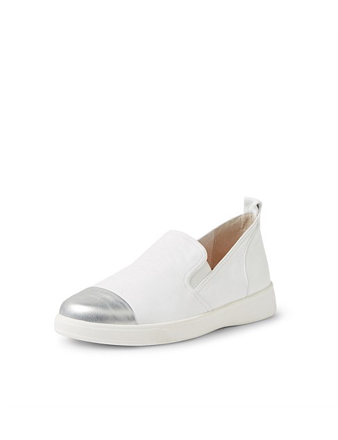 Ziera Abry Xf Silver White Leather Sneakers | David Jones