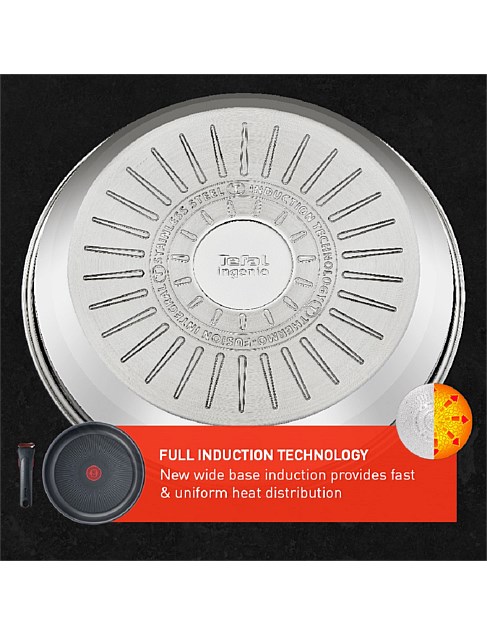 Tefal Tefal Ingenio Emotion Induction Non-stick Stainless Steel 6pc Set | David Jones