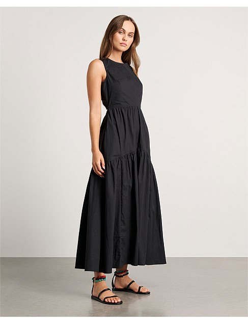Jag Poplin Maxi Dress | David Jones