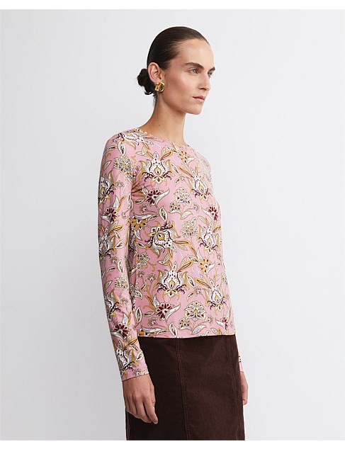 Sportscraft Sue Paisley Long Sleeve Magic Tee | David Jones
