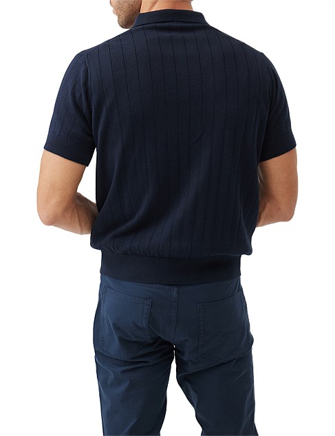 Rodd & Gunn Freys Crescent Knit -Midnight | David Jones