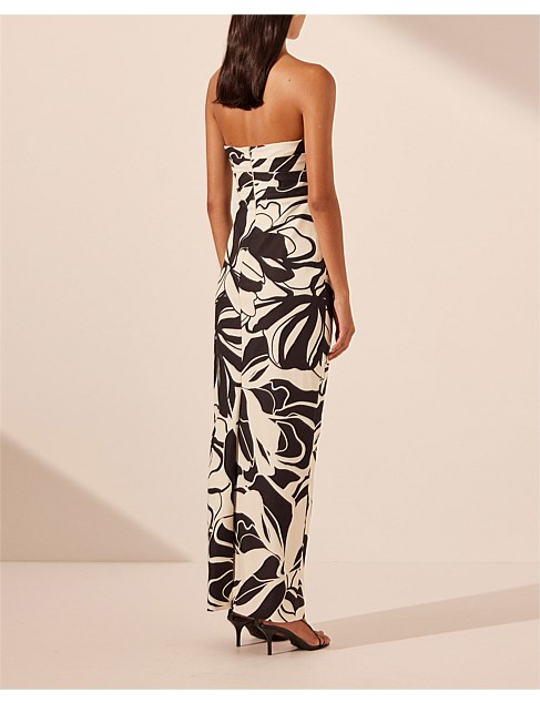 Shona Joy Azize Strapless Draped Maxi Dress | David Jones