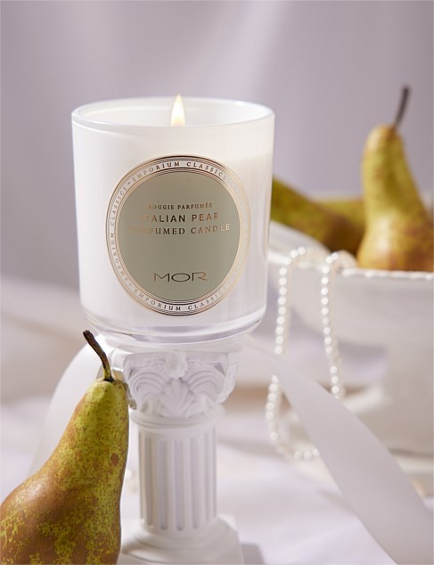 Mor Emporium Classics Blanc Italian Pear candle 380g | David Jones