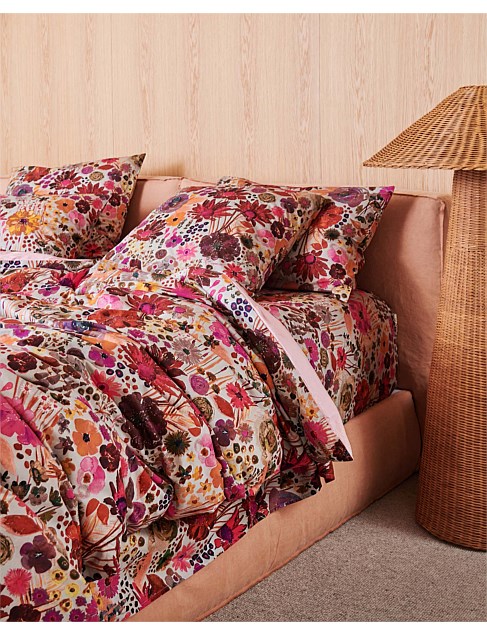 Kip & Co Field Of Dreams Silver Organic Cotton Quilt Cover King | David ...