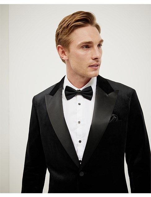 Politix Velvet Black Tie Tuxedo | David Jones
