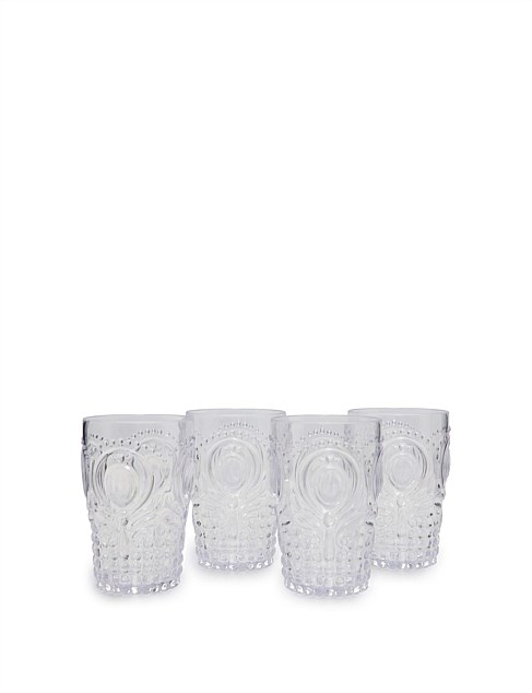 David Jones Collection Byron Acrylic Tumbler Set Of 4 | David Jones
