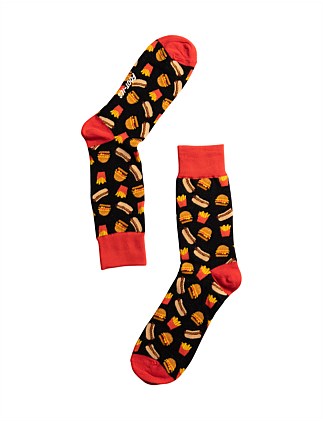 Men's Underwear & Socks | David Jones - MEN'S JUNK FOOD SOCK