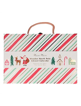 Meri Meri Festive Village Wooden Advent Calendar | David Jones
