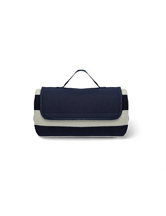 David Jones Avalon Blue Picnic Rug With Carry Handle | David Jones