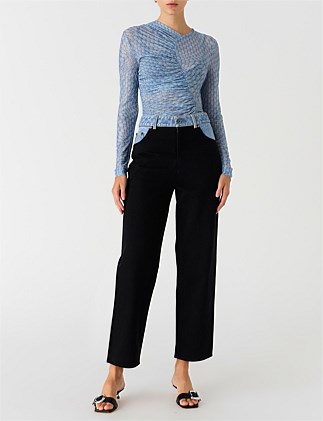 Misha Nellie Print Mesh Top | David Jones