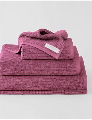 Sheridan Living Textures Face Washer In Mulberry | David Jones