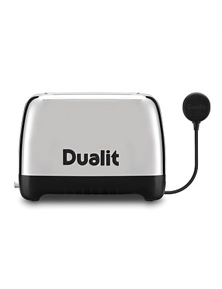 Dualit Domus 2 Slice Toaster Polished With Black Trim | David Jones