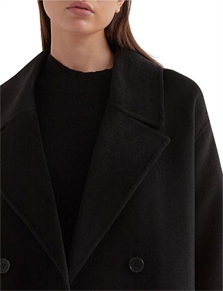 Assembly Label Double Breasted Wool Coat | David Jones