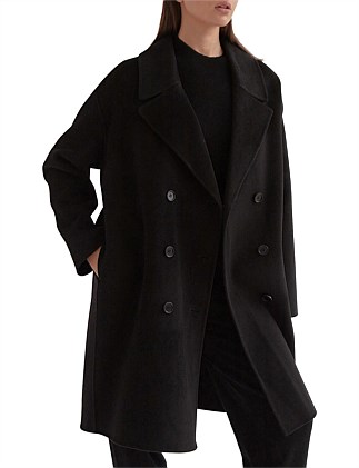 Assembly Label Double Breasted Wool Coat | David Jones