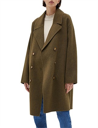 Assembly Label Double Breasted Wool Coat | David Jones