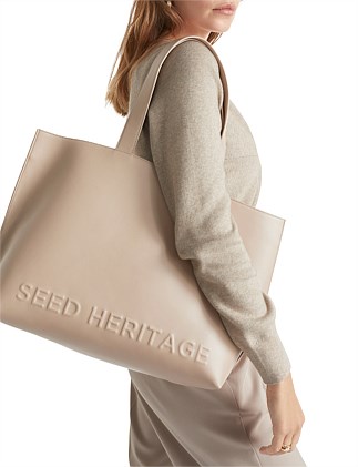 Seed Heritage Logo Detail Tote | David Jones