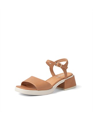 Midas Passion Tan White Leather Sandals | David Jones