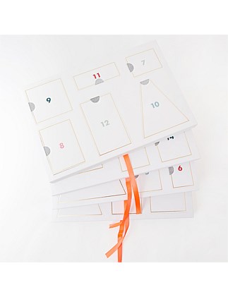 Meri Meri Festive Village Wooden Advent Calendar | David Jones